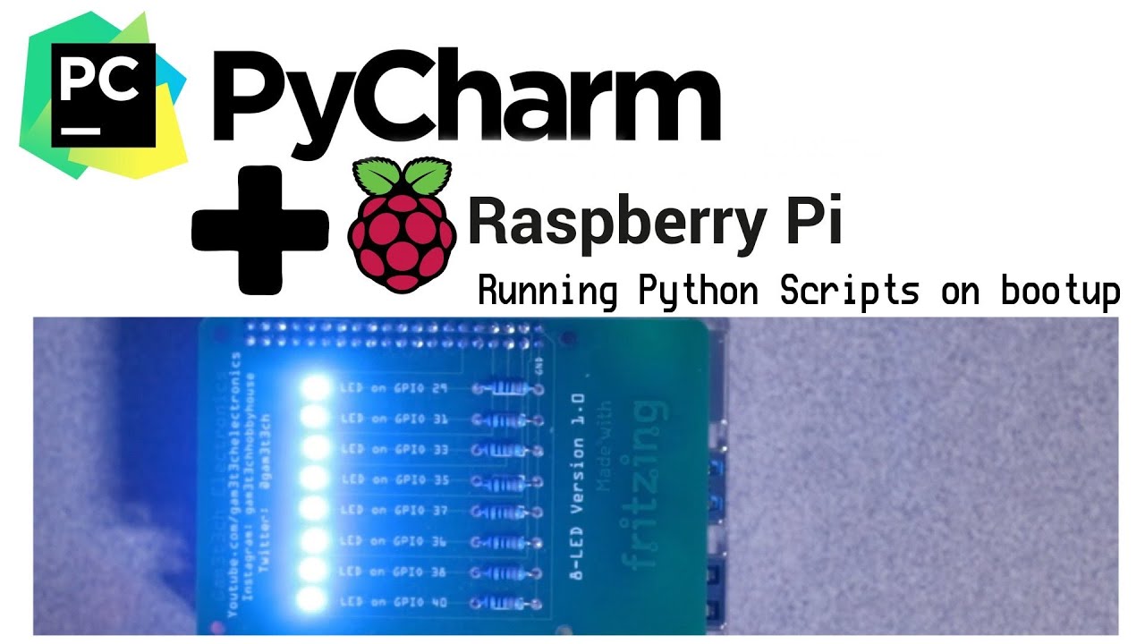 PyCharm Raspberry Pi - Running Python Scripts on Bootup