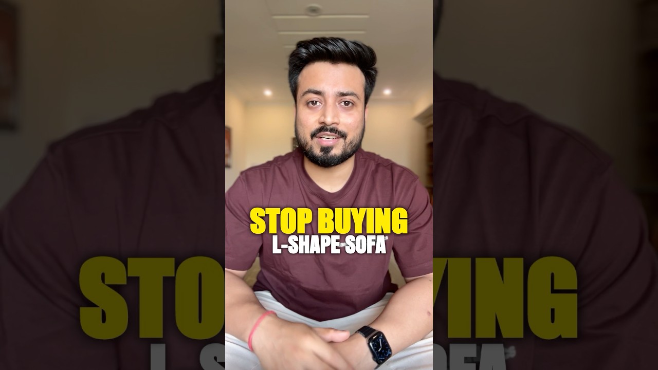 Stop Buying an L-Shape Sofa ❌