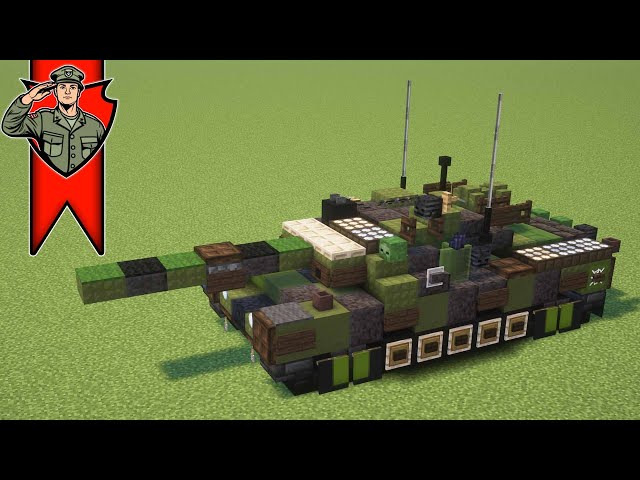 Leopard 1A5 Main Battle Tank (1.5:1 Scale) Minecraft Map
