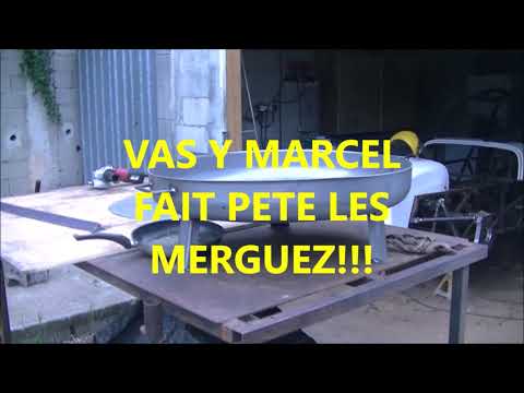 construction du brasero plancha four a bois et barbecue part 1