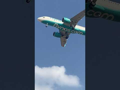 FlyNas Airbus A320NEO Landing At Cairo International Airport #aviation #flynas #airbus #a320neo