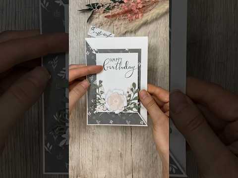 🌸 Funfold Geburtstagskarte 🌸 #kartenbasteln #basteln #handmadecards #diygreetingcards