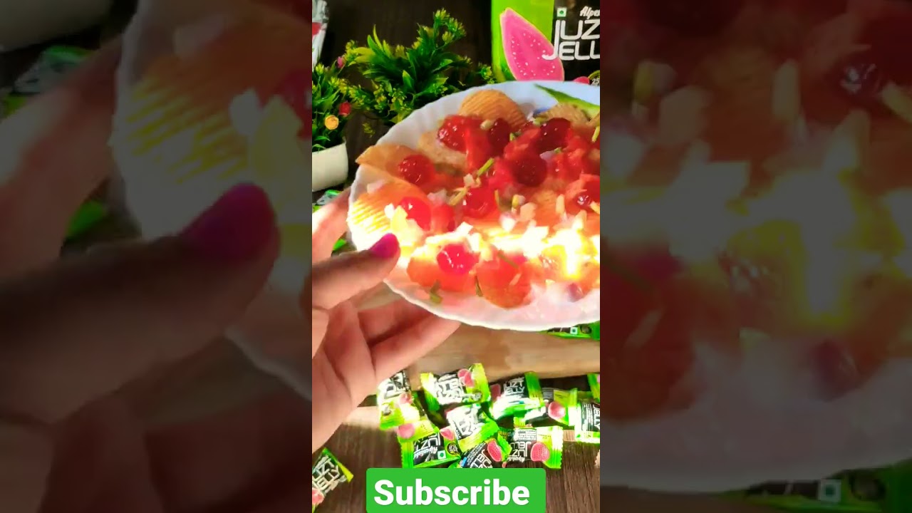 Just jelly chaat Try kiya h kabhi request for Rajini sahoo ❤️🥰🥰 #justjelly #chaat #candy #instagram