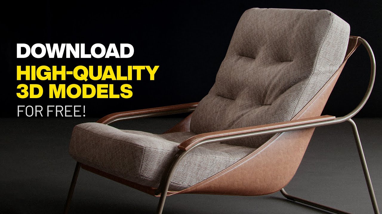 Download High-quality 3D Models for FREE! #Shorts