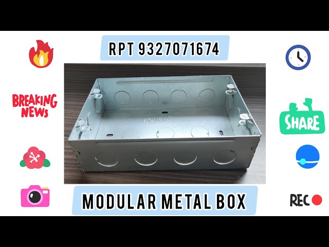 Modular Electrical Box - GI Modular Box For Electrical Purpose ...