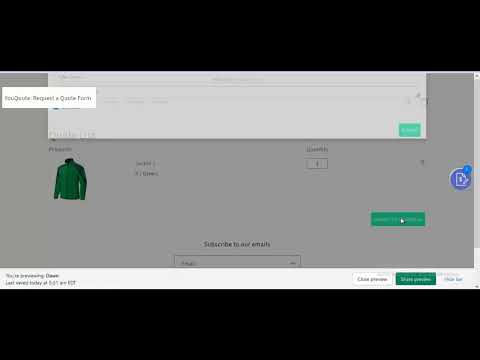 YouQuote | Quote List Page Input Settings, Front-end View | Shopify | SolverCircle