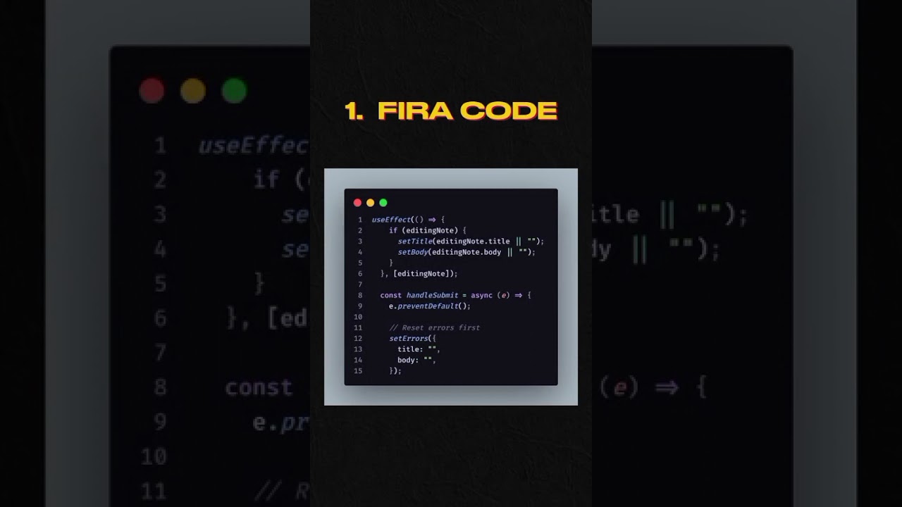 Best 3 Fonts for Coding! 👨‍💻🔥 #CodingFonts #ahnafcodes #ProgrammingTips #CodeBetter #coding #fonts
