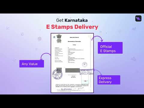 E Stamps Delivery | Non Judicial Stamp Paper | Karnataka | Landeed