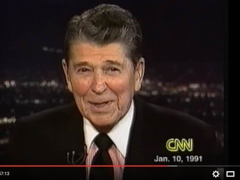 Ronald Reagan - Larry King Live (January 10, 1991) | www.splicetoday.com