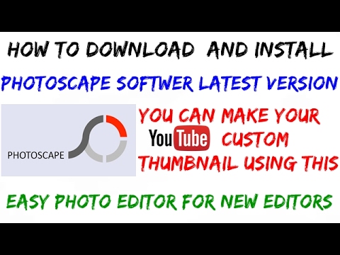 How to download and install Photoscape software latest version