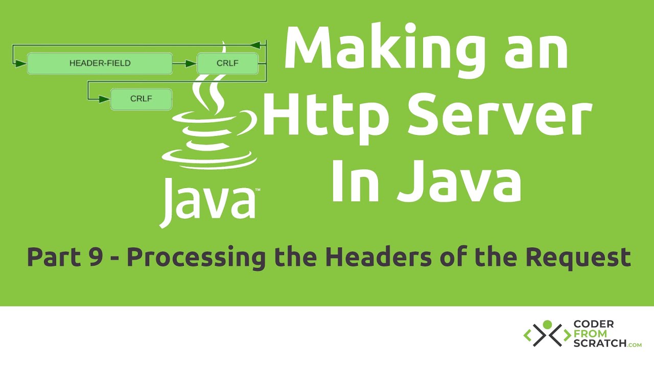Make a Simple HTTP Server in Java - Java Tutorial - Part 9: Processing the Headers of the Request