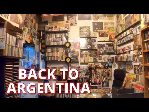 A quick look around a couple of record stores in Argentina