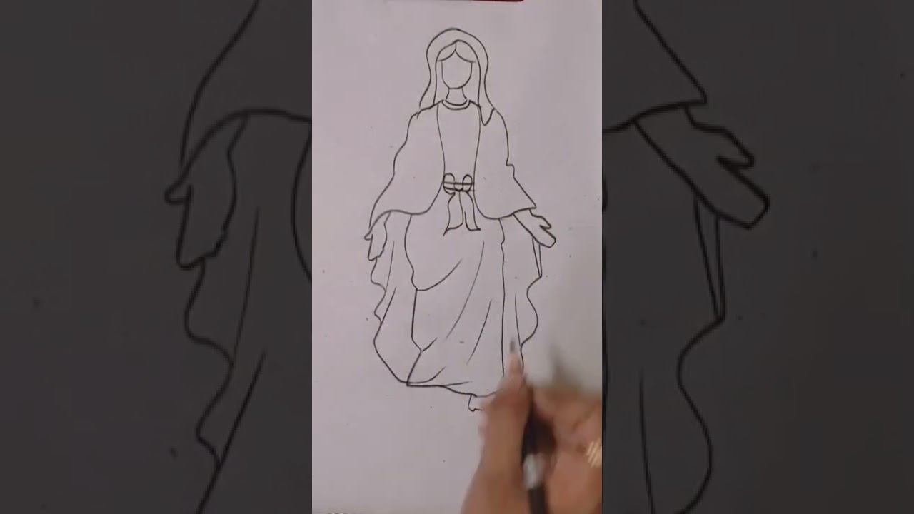 Holy Mother Mary #shorts #youtubeshorts #cartoon #mocartoon