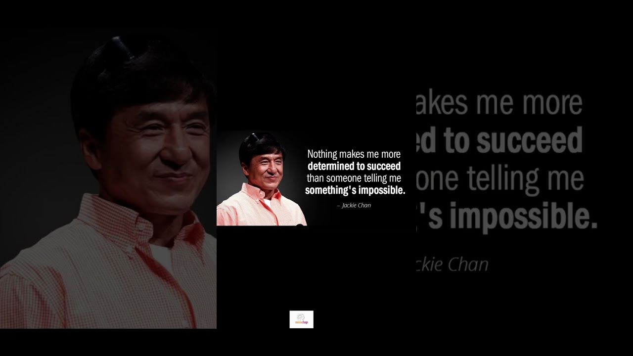 Jackie Chan's Power Punch of Motivation! 💪 #JackieChanInspires #Shorts
