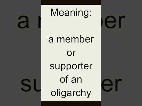 Word - Oligarch