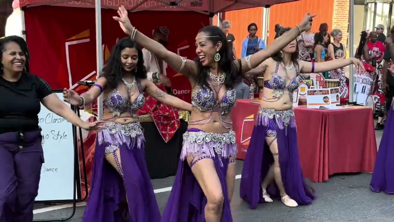 Belly Dance with Jaida Chandler at Atlantic Antic Street Festival 2023