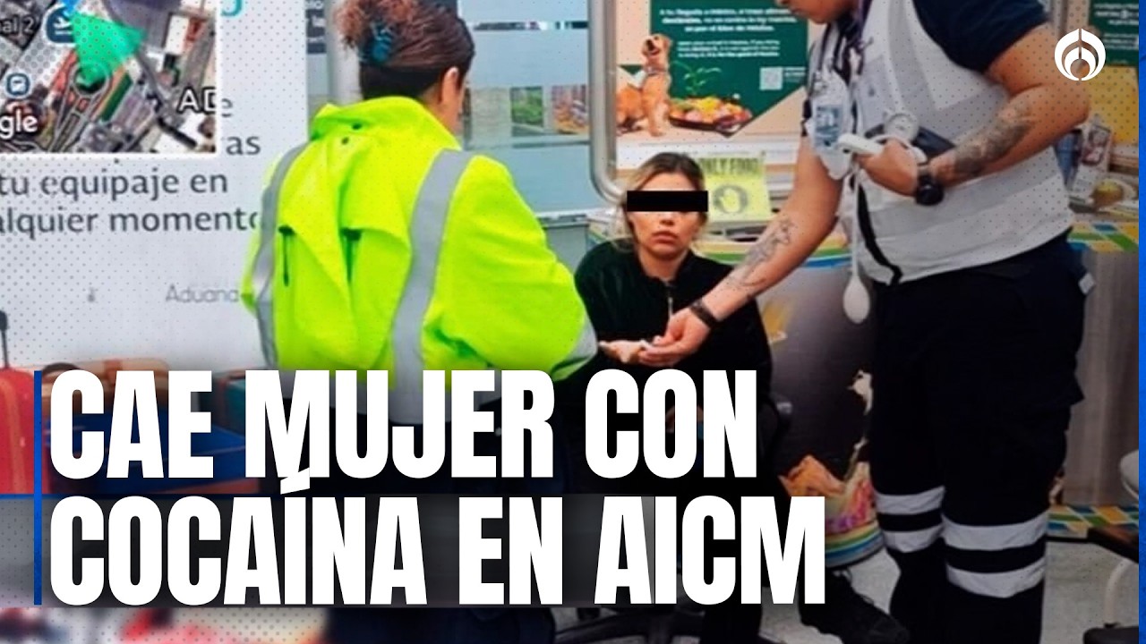 Woman arrested at Mexico City International Airport for hiding cocaine in cosmetic bottles