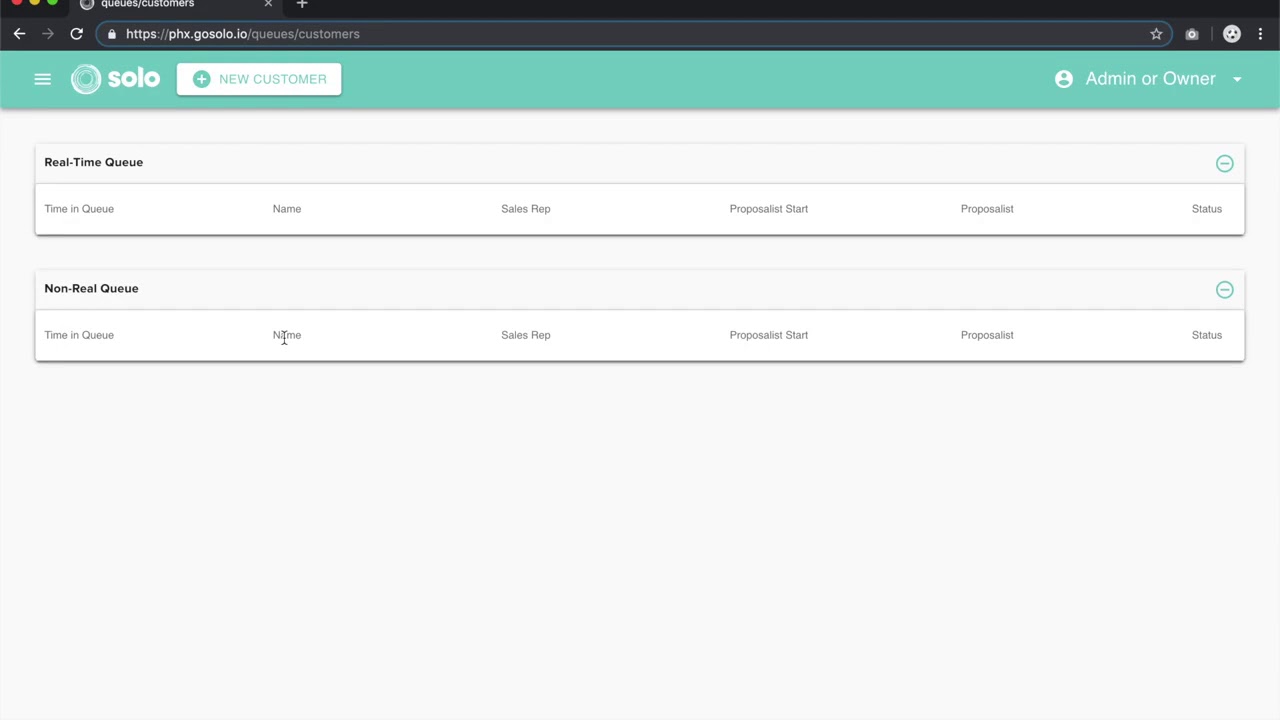 Checking the Proposal, DOC and CAD Queues