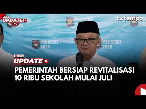 Pemerintah akan Revitalisasi 10 Ribu Sekolah Juni Mendatang