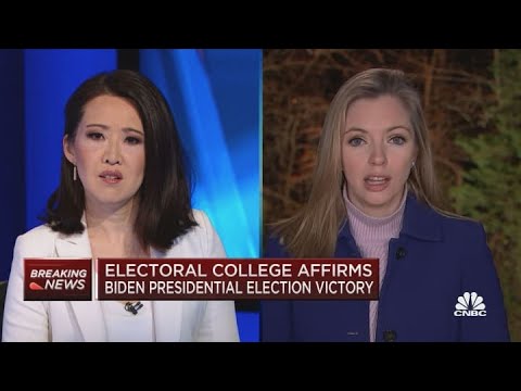 President-elect Joe Biden officially surpasses 270 electoral votes