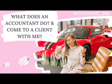 WHAT DOES AN ACCOUNTANT DO? COME TO A CLIENT WITH ME!!