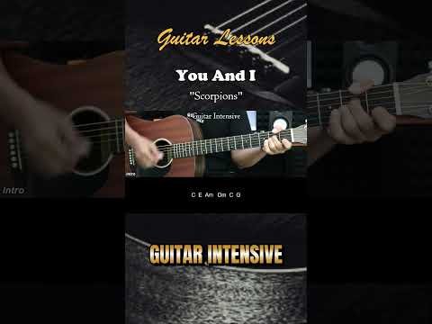 You And I - Scorpions | EASY Guitar Tutorial - Chords / Lyrics - Guitar Lessons