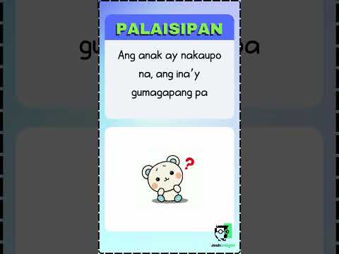 Palaisipan | Bugtong-bugtong | Tagalog Riddles | Riddles #20