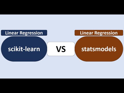 scikit-learn vs Statsmodels in Python | Linear Regression in Python | Data Science in Python
