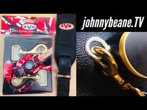 EVH 42" Premium Leather Guitar Strap - Including EVH Strap | Reverb