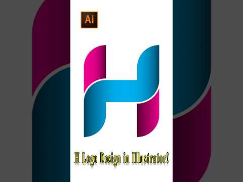 H Logo Design in Adobe Illustrator!