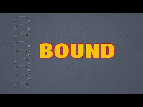 What Does BOUND Means || Meanings And Definitions With Example in ENGLISH