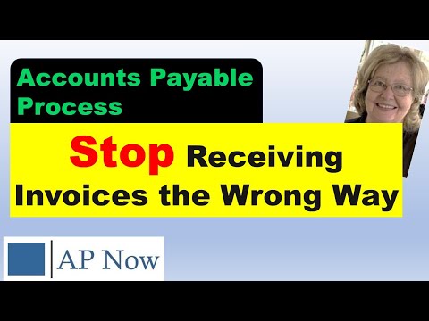 Accounts Payable Sound Bite #9 Receiving Invoices