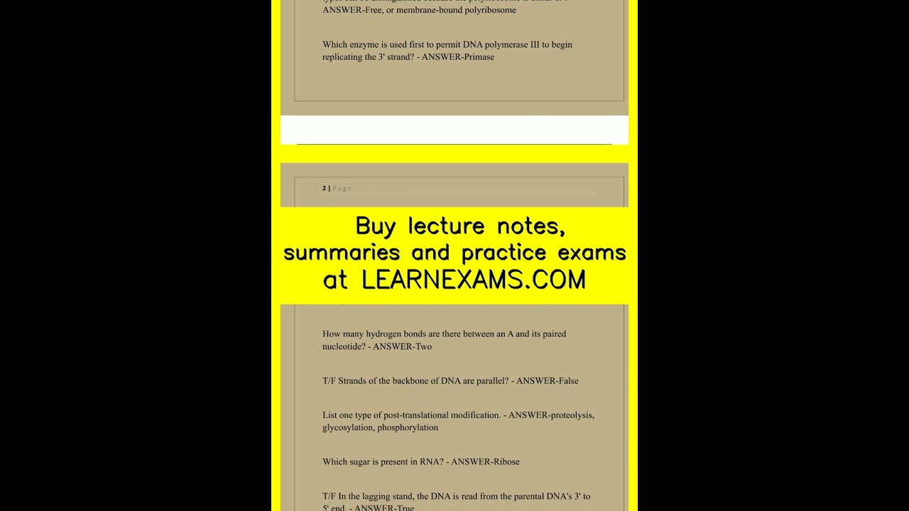 ASU BIO 181 Exam 2 Newest 2025 Complete 100 Questions And Correct Answers Verified Answers Already G