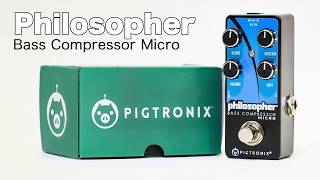 Pigtronix Philosopher Bass Micro Compressor - What To Know & Where To ...