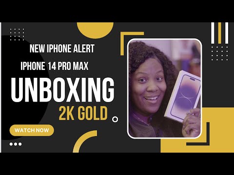 iPhone 14 Pro Max Gold Unboxing!