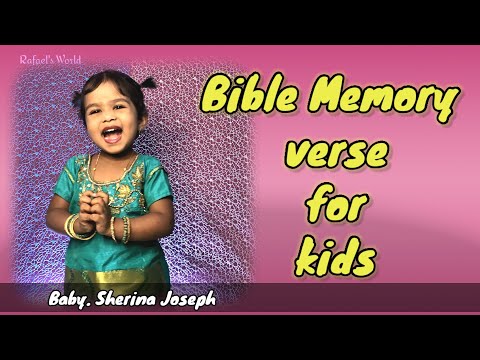 Memory Verse Kids Bible #Memory verse telugu #Telugu Memory verse bible
