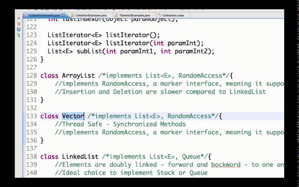 List Interface in Java with Examples - ArrayList, Vector & LinkedList