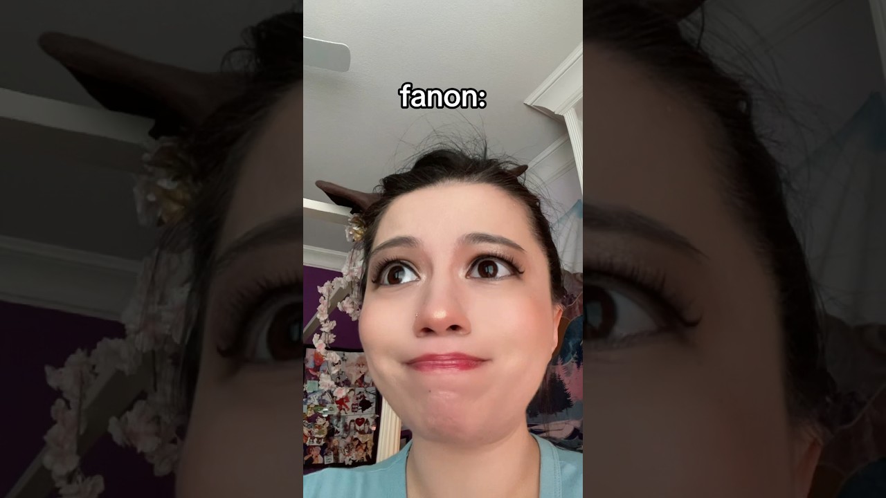fanon vs. canon #shorts #fandom #fanfiction