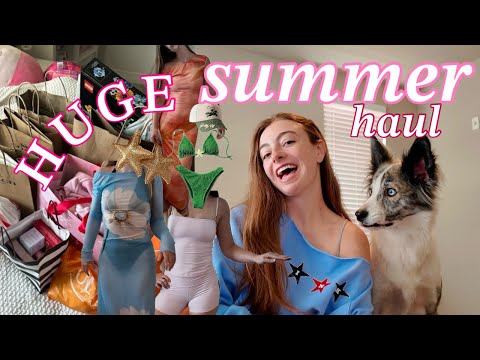 huge summer haul | lululemon, zara, american eagle, sephora, etc!!