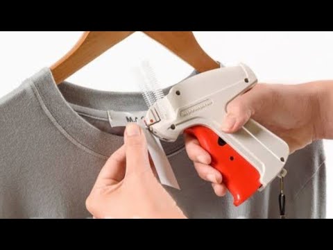 how to use a tagging clothing gun