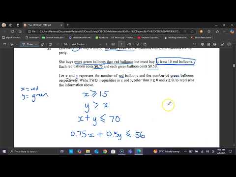 CSEC Math Paper 2 worked solutions series - January 2025 - Question 2(c), (d)