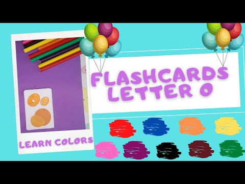 Letter O flashcard coloring activity for toddlers - free printable sheets included -Storytime Haven