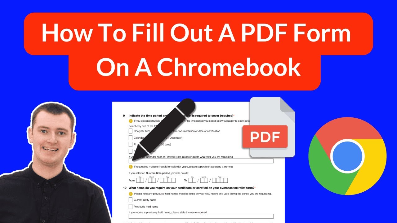 How To Fill Out A PDF Form On A Chromebook