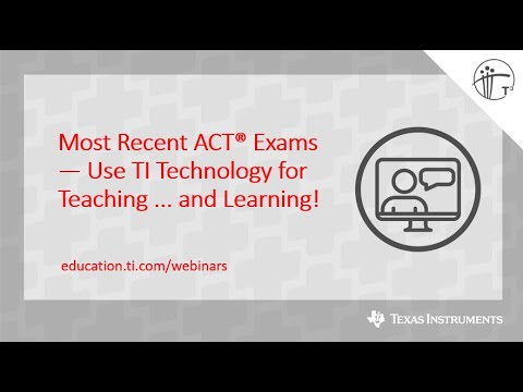 Webinar: 8 Most Recent ACT Exams