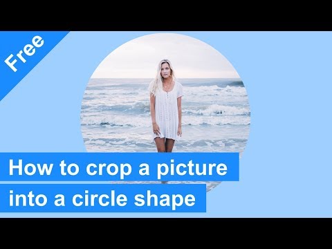 How to crop a picture into a circle shape with transparent background