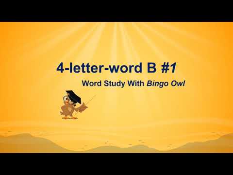Scrabble 4-letter-word study B #1