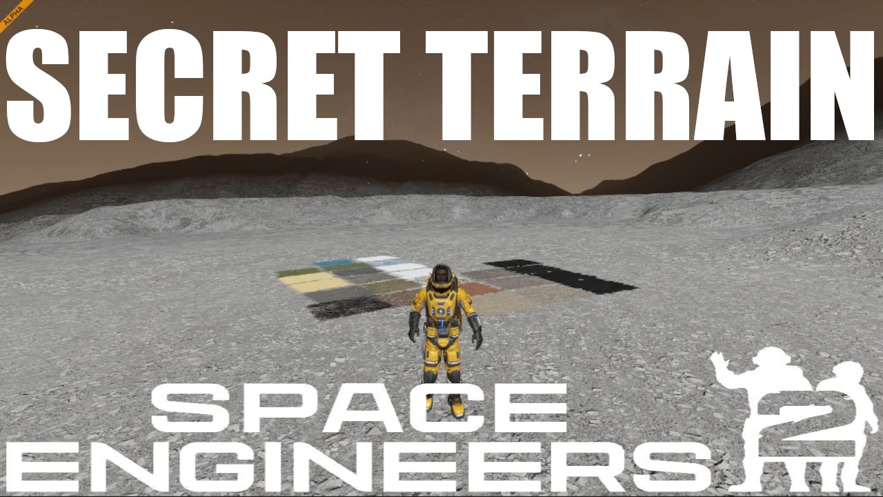 Secret Terrain in Space Engineers 2!