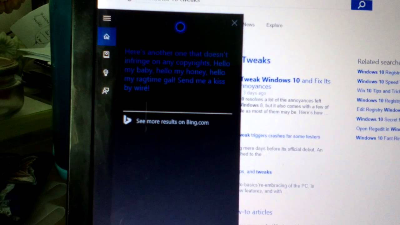 Cortana sings Live!