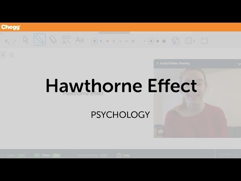 Hawthorne Effect | Psychology | Chegg Tutors