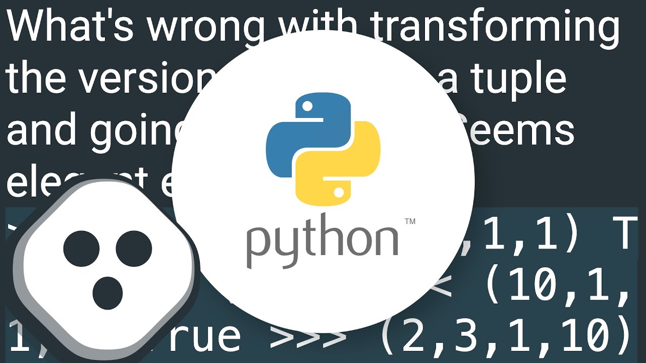 How do I compare version numbers in Python?
